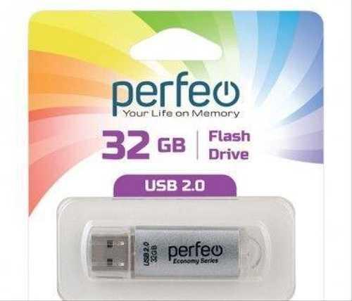 Флешка 32Gb USB 2.0 алюминиевый сплав PF-E01S032ES