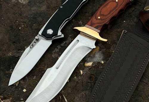 Нож охотничий + нож складной