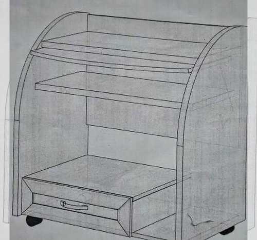 Компьютерный стол бу мобильный