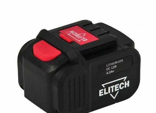 Аккумулятор elitech 12В 4.0Ач Li-ion 1820.098400