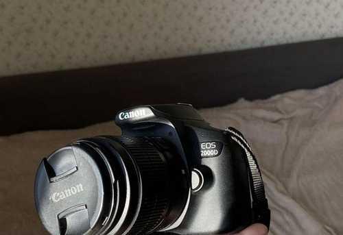 Компактный фотоаппарат canon eos 2000d