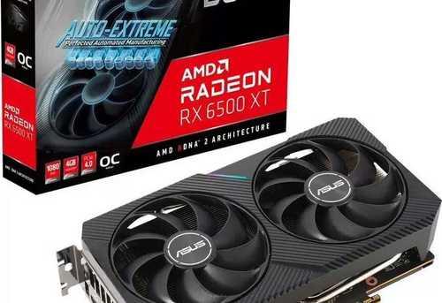 Видеокарта asus AMD RX 6500 XT dual OC новый