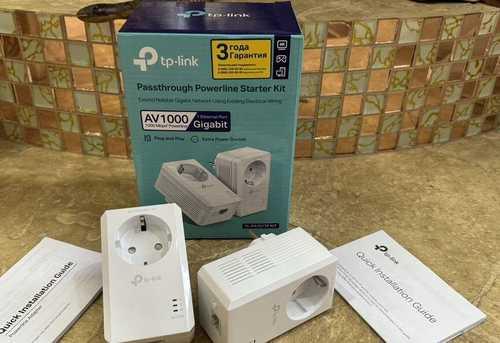 Powerline AV1000 адаптер TP-Link TL-PA7017P