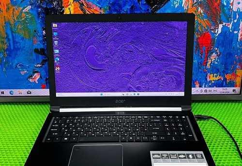 Игровой ноутбук Acer A715 GeForce GTX 1050 2Gb