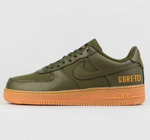 Кроссовки Nike Air Force 1 Low Gore-tex Green / Gu