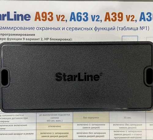 Блок сигнализации Starline A93 V2 Старлайн А93 V2