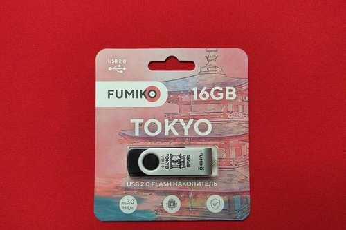Флешка fumiko tokyo 16GB черная USB 2.0