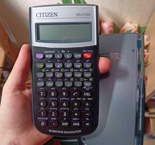 Калькулятор citizen SR-270N