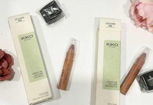 Kiko milano green me lips & cheeks 104/105