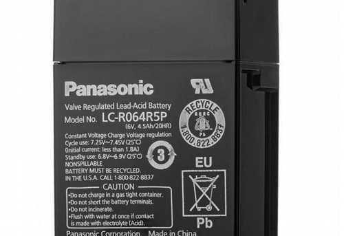 Аккумулятор Panasonic LC-R064R5P (6V / 4500 mAh)