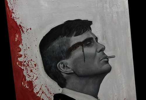 Картина thomas shelby, томас шелби, маслом