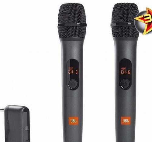 Микрофон JBL Wireless Microphone Set Black комплек