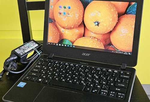 Компактный Acer 12" озу 4/8гб ssd батарея до 7 час