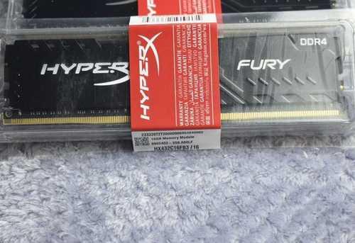 Kingston Оперативная память HyperX Fury 16 гб DDR4