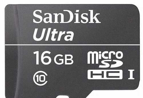 Карта памяти SanDisk microsdhc Ultra Class 10 UHS