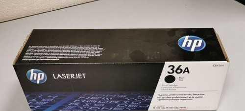 Картридж HP оригинал HP 36A (CB436A) черный