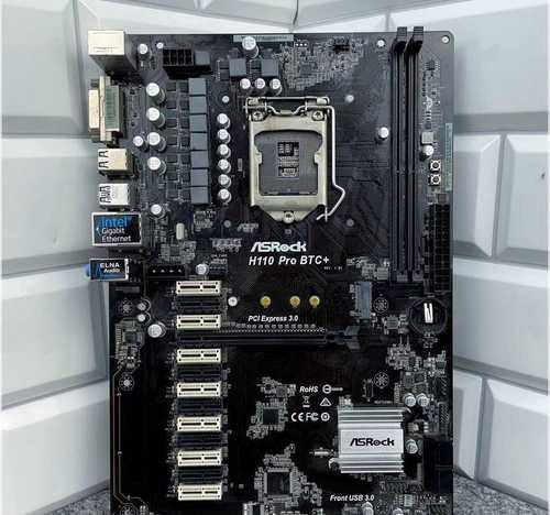 Материнская плата ASRock H110 Pro BTC 