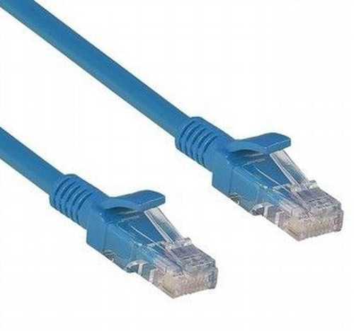 Exegate EX282035RUS Патч-корд UTP-RJ45-RJ45-5e-5M-BL, UTP, cat.5e, 5м, синий