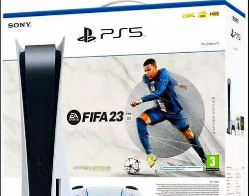 Sony PlayStation 5 (c приводом), EU + FIFA23