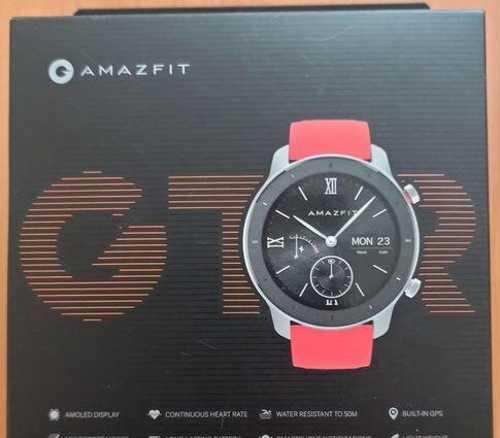 Продаю Смарт-часы amazfit GTR, 42мм, 1.2", RED
