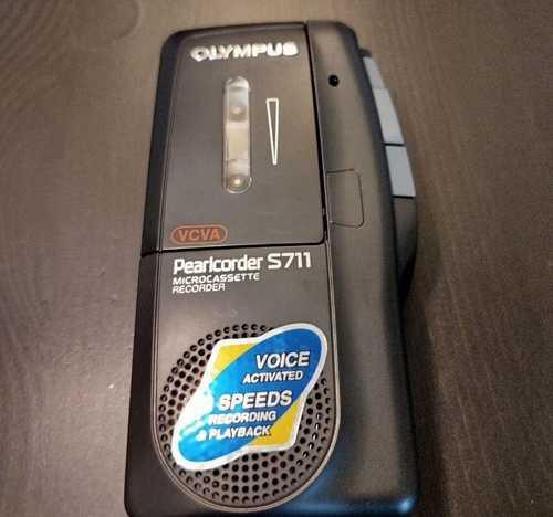 Кассетный диктофон Olympus Pearlcorder s711