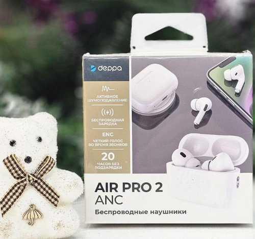 Беспроводные наушники Deppa Air Pro 2 ANC