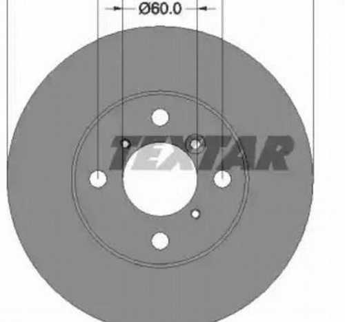 Диск тормозной передний стандартный suzuki textar 92104500 92104500