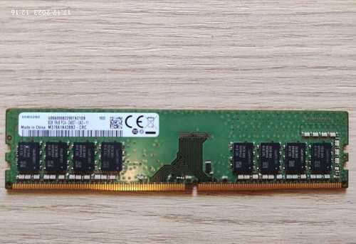 Оперативная память samsung dimm DDR4 2400MHz 8Gb