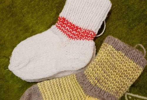 Вязаные носки детские 15 и 16 см
