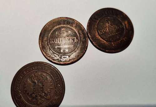 Монета медная 1870 год