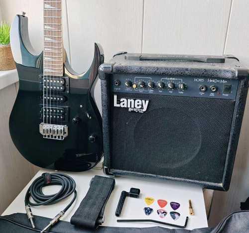 Электрогитара Ibanez GRG170 +комб Laney 15Вт +кт