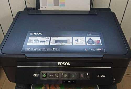 Принтер мфу Epson xp-207 WiFi 3в1