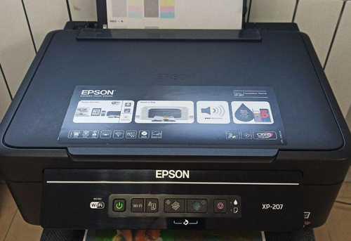 Принтер мфу Epson xp-207 WiFi 3в1