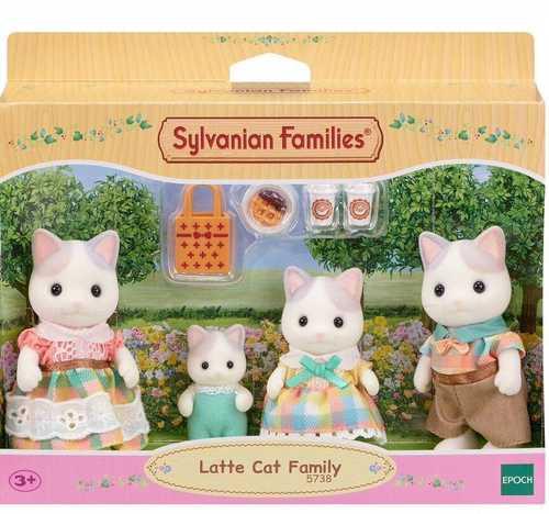 Новый набор Sylvanian Families Семья Латте котов 5