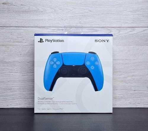Геймпад голубой PlayStation DualSense PS5. Новый
