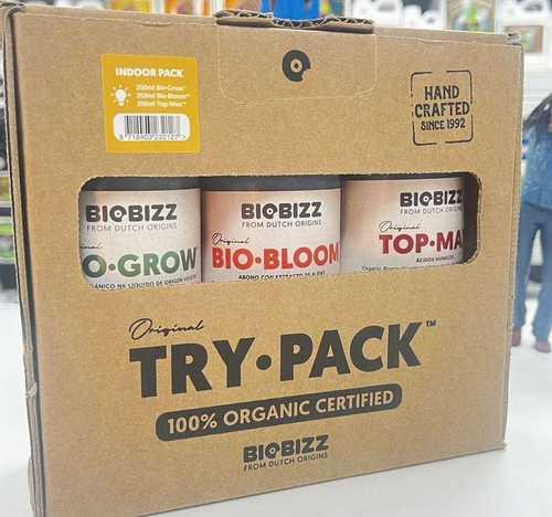 Комплект удобрений BioBizz Try pack Indoor