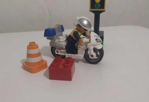 Lego duplo Town Полицейский мотоцикл 5679