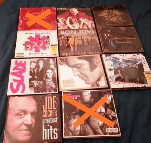 CD A-Ha, Bon Jovi, Queen, Slade, Moby, Red Hot