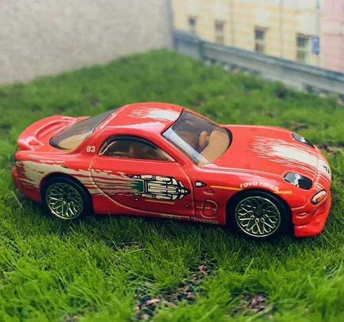 Hot wheels premium распак Маzdа rх-7 Форсаж