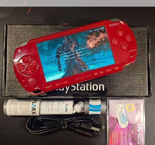 Sony Psp 1006 Red 64 gb Base pack