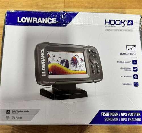 Эхолот Lowrance hook2 4x gps мятый