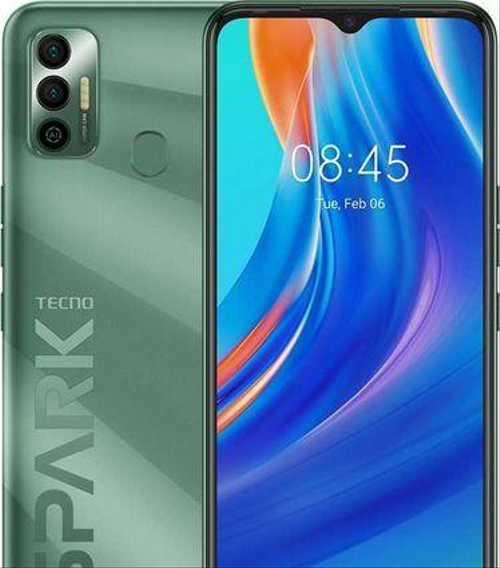 Смартфон tecno Spark 7 2/32Gb зеленый