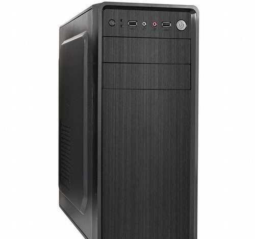 Корпус Miditower ExeGate XP-401-XP400 (ATX, бп XP400 с вент. 12см, 2*USB, аудио, черный)