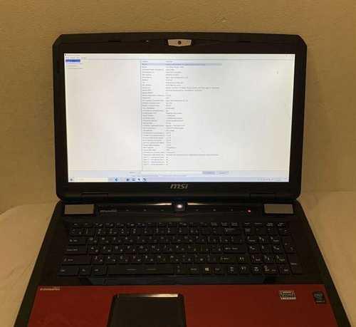 Ноутбук MSI GT70 2PE Dominator Pro