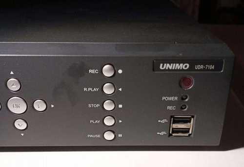 Видеорегистратор unimo UDR-7104 с жестким диском