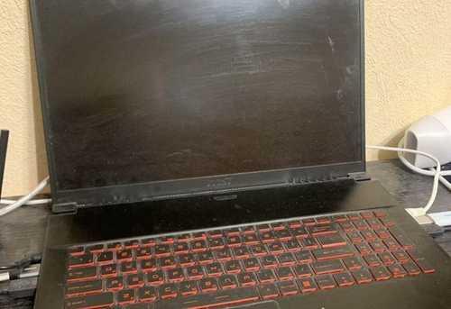 Игровой ноутбук Msi gf75 gtx 1650