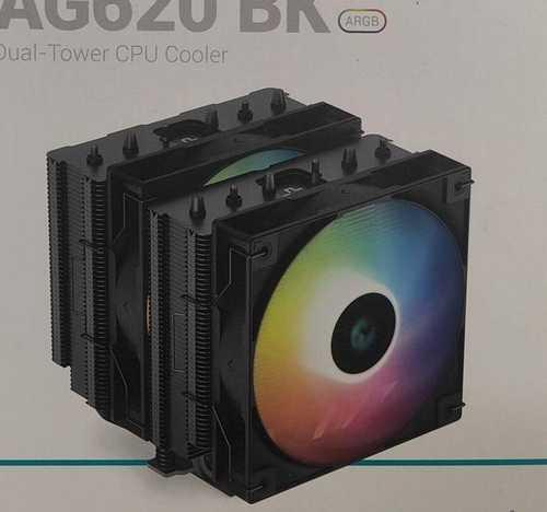 Кулер deepcool AG620 BK с argb черный