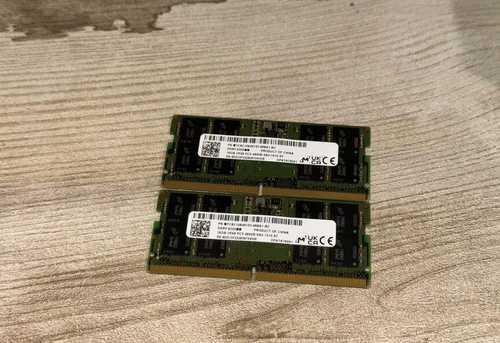 DDR5 32gb sodimm 2x16 micron