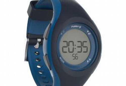 Часы для бега W200 S синие kalenji, темно-синий/си