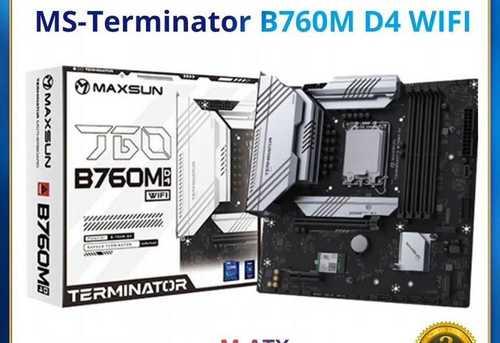 Материнская плата Maxsun Terminator B760M D4 wifi6